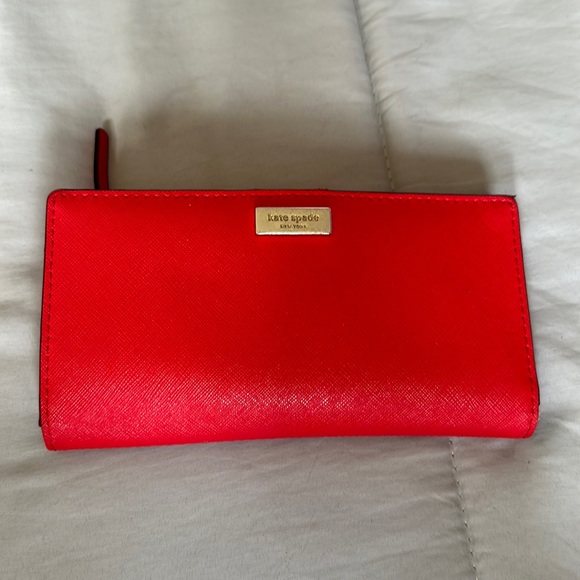 kate spade | Bags | Red Kate Spade Wallet | Poshmark